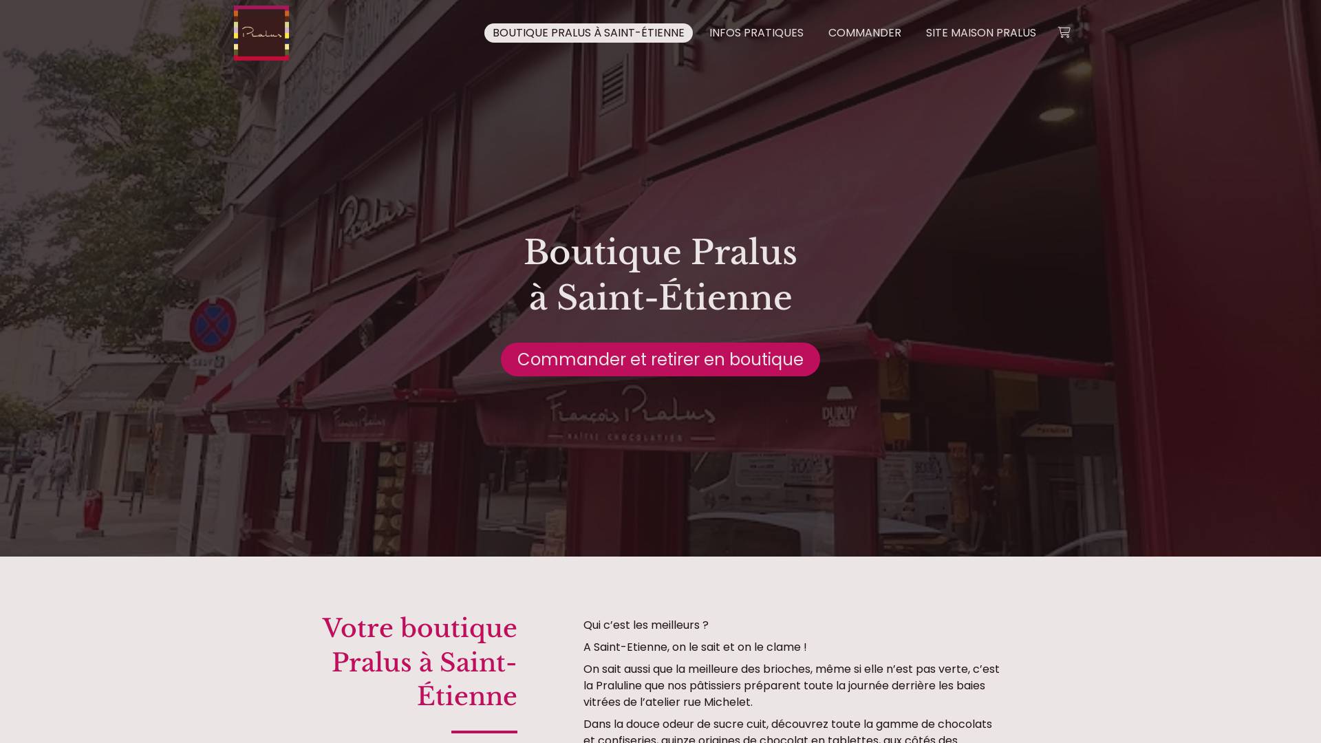 Boutique Pralus à Saint-Étienne - Maître chocolatier, Praluline...