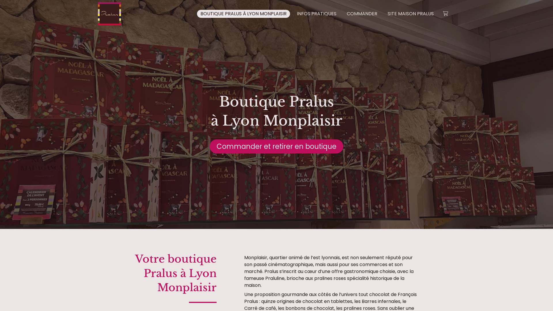 Pralus - Lyon - Monplaisir - Infos pratiques