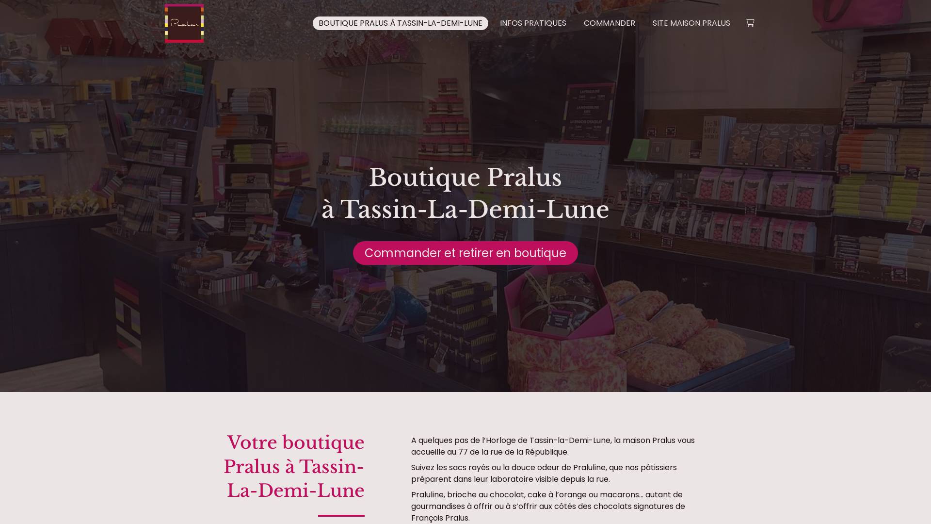 Boutique Pralus à Tassin-La-Demi-Lune - Maître chocolatier, Praluline...