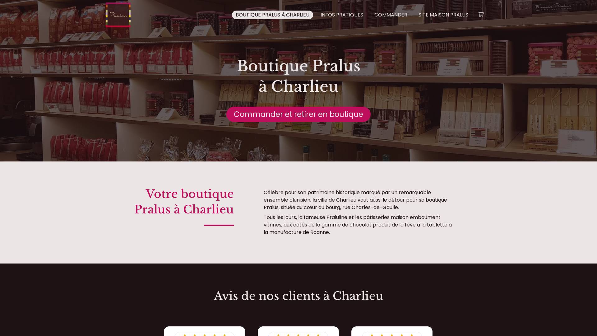 Boutique Pralus à Charlieu - Maître chocolatier, Praluline...
