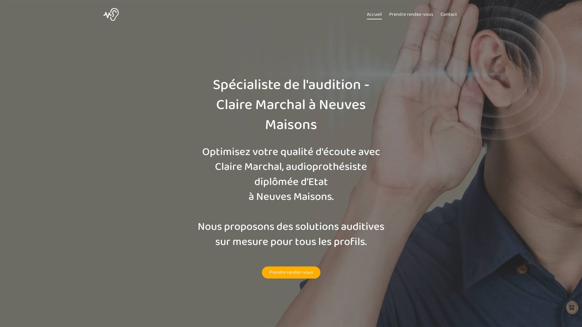 "Prenez rendez-vous avec Claire Marchal, votre audioprothésiste à ...