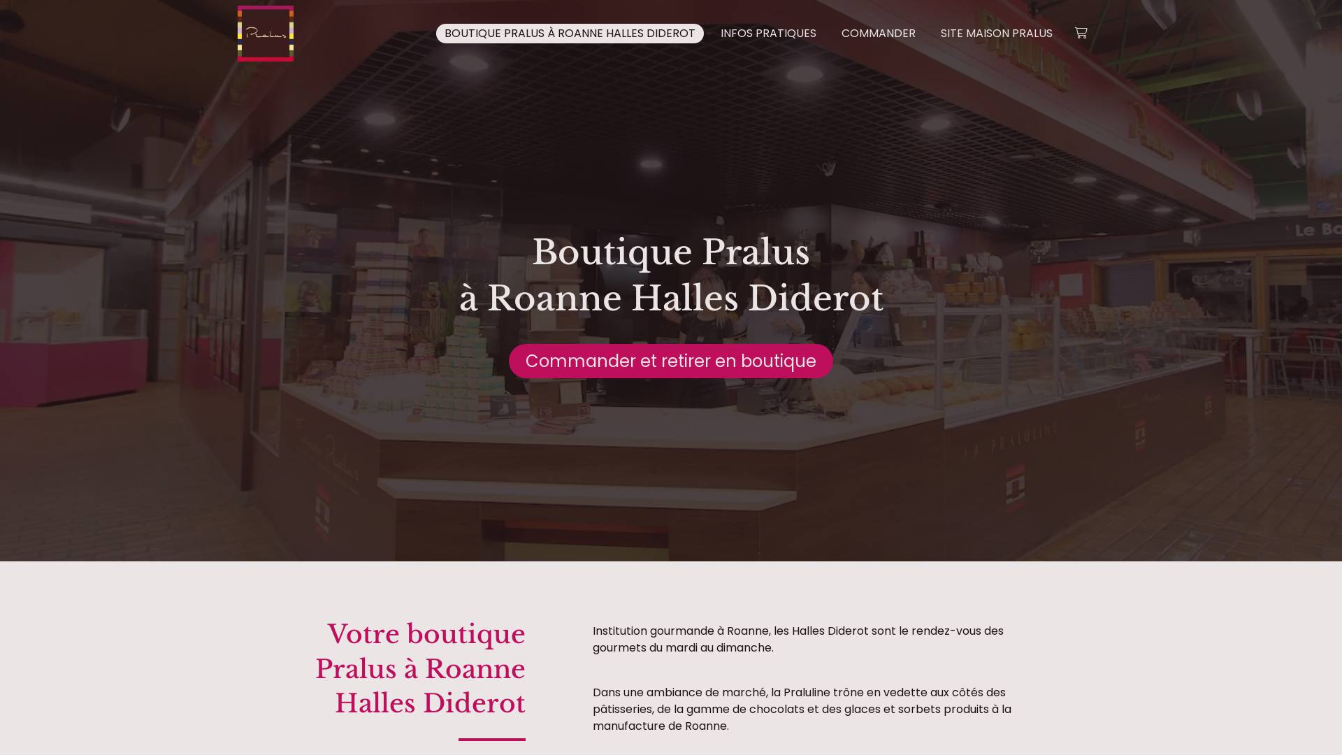 Boutique Pralus à Roanne Halles Diderot - Maître chocolatier, Praluline...