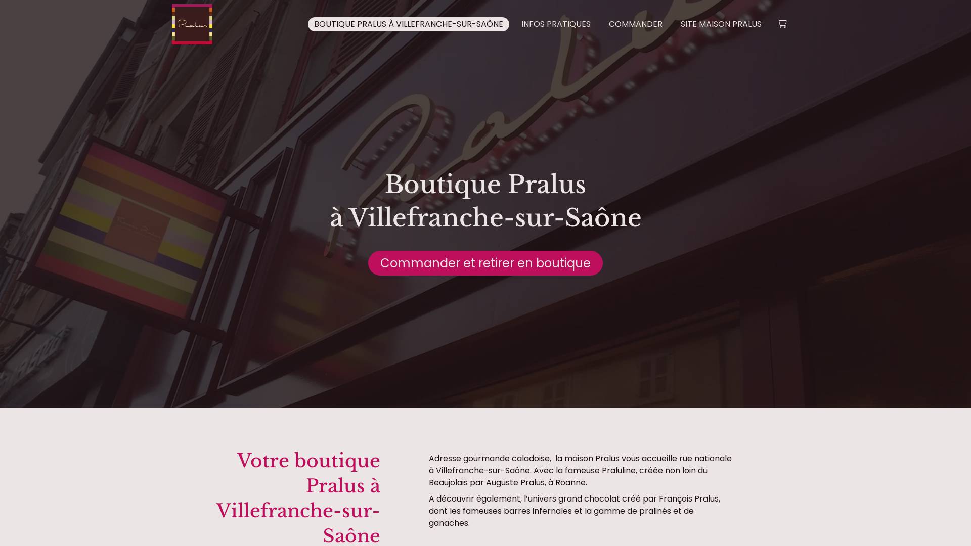 Boutique Pralus à Villefranche-sur-Saône - Maître chocolatier, Praluline...