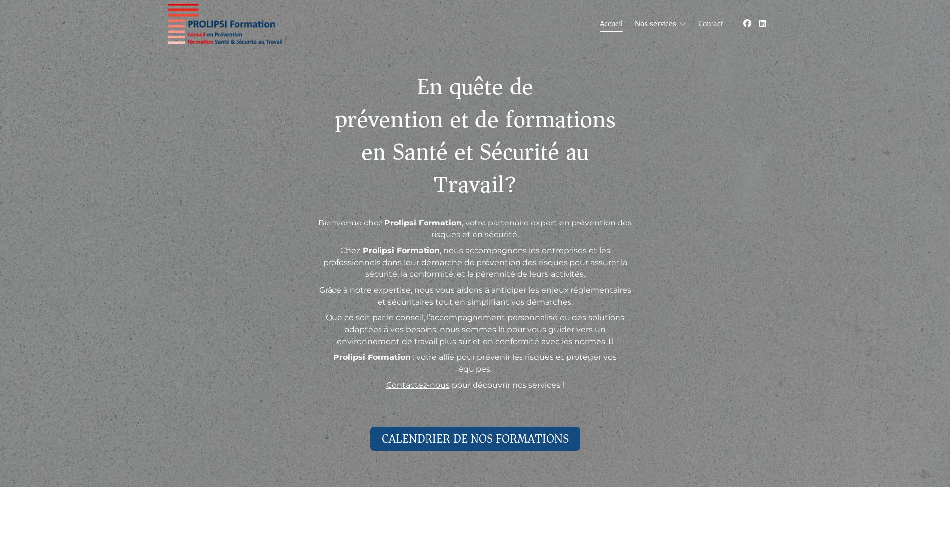 Prolipsi formation - Formation Système de Sécurité Incendie (SSI)