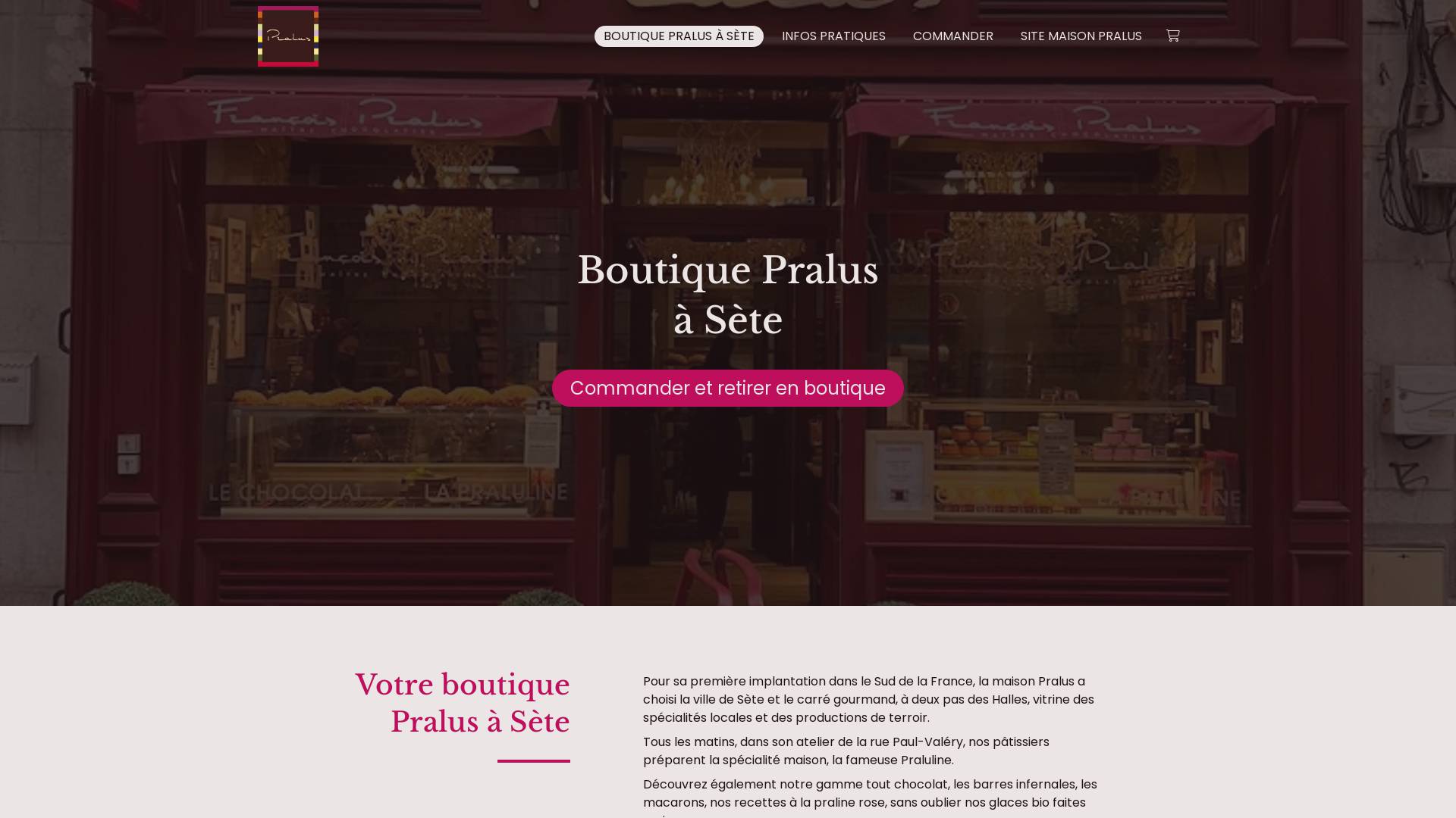 Pralus - Sète - Infos pratiques