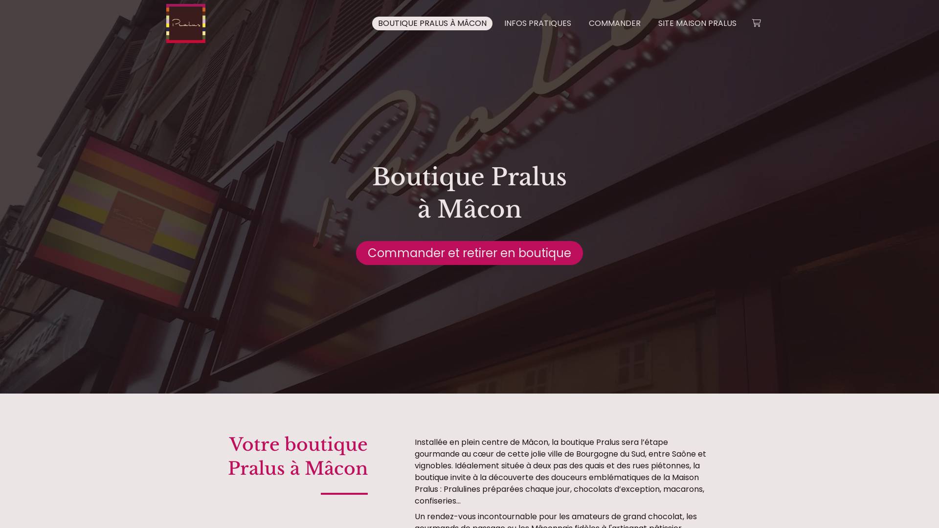 Pralus - Mâcon - Infos pratiques