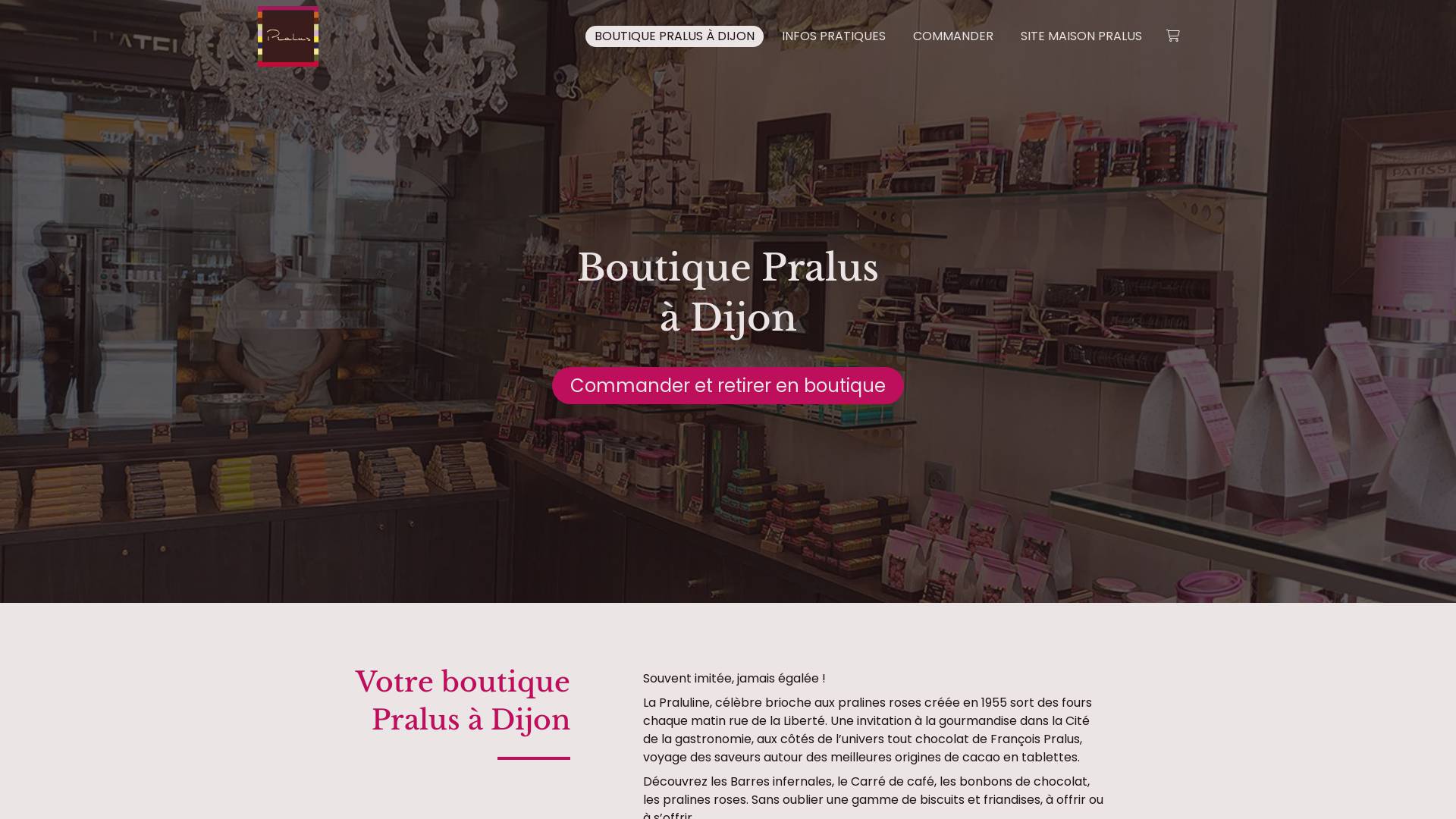 Pralus - Dijon - Infos pratiques