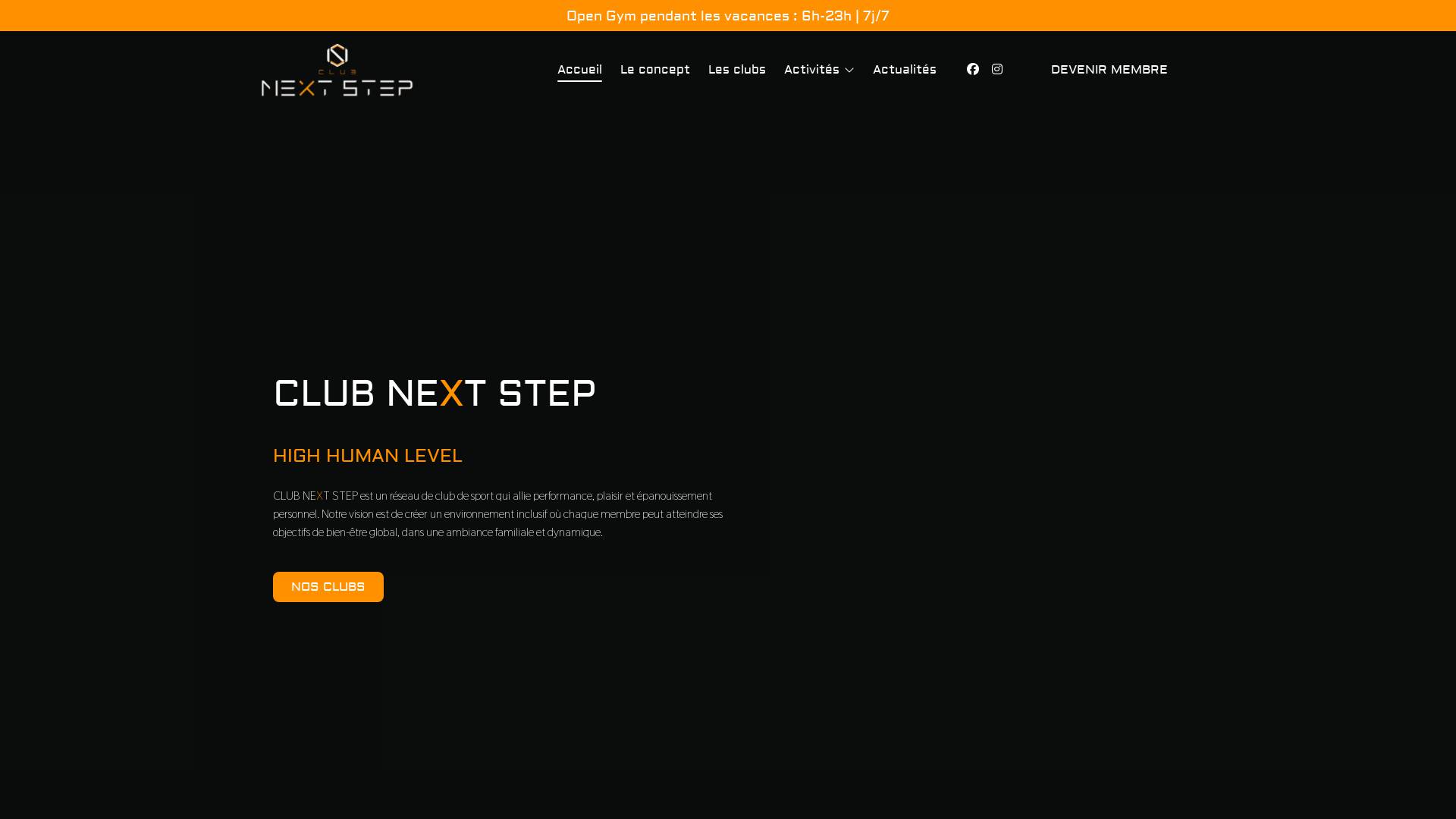 CLUB NEXT STEP - Actualités