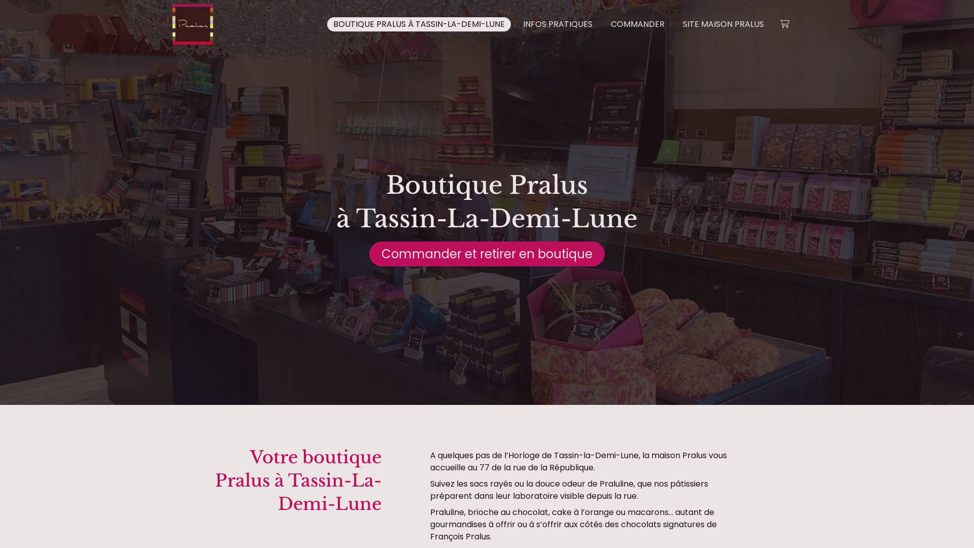 Boutique Pralus à Tassin-La-Demi-Lune - Maître chocolatier, Praluline...
